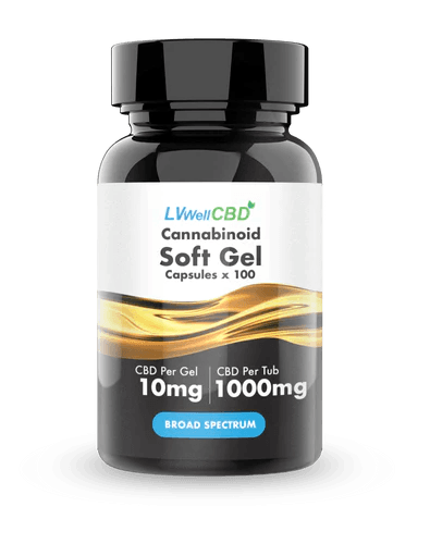LVWell Broad Spectrum CBD Soft Gel Capsules – Royal Vapes