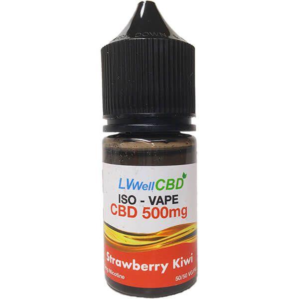 LvWell CBD Strawberry & Kiwi Iso-Vape 500mg CBD 30ml – Royal Vapes