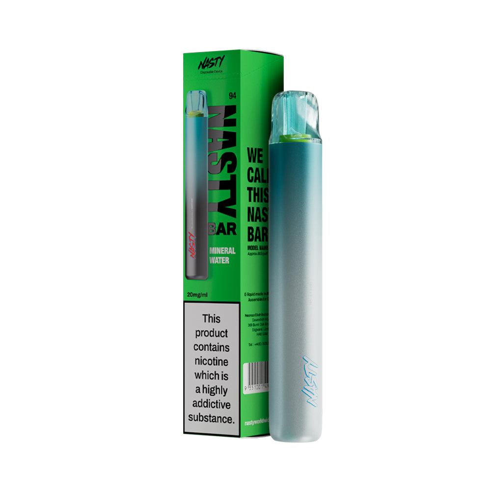 Nasty Bar DX2 Mineral Water Disposable – Royal Vapes