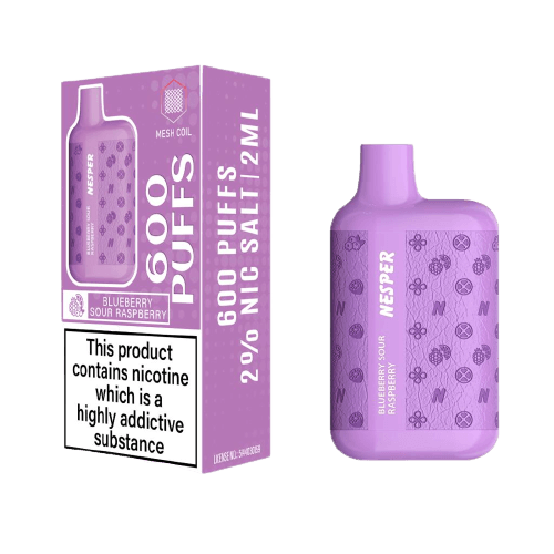 Nesper Blueberry Sour Raspberry Disposable – Royal Vapes