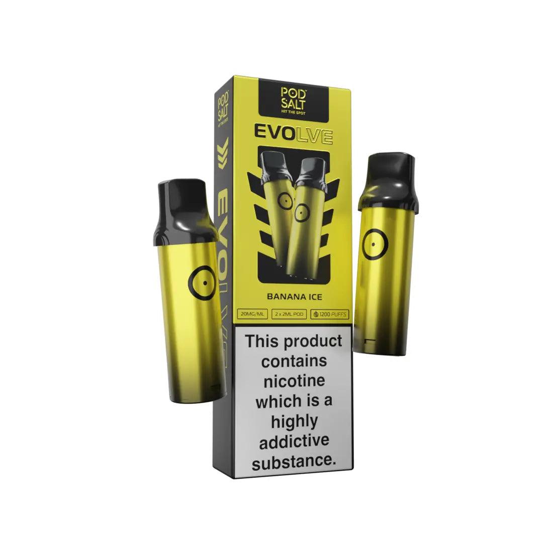 Pod Salt Evolve Banana Ice Evolve Pods (2 Pack) – Royal Vapes