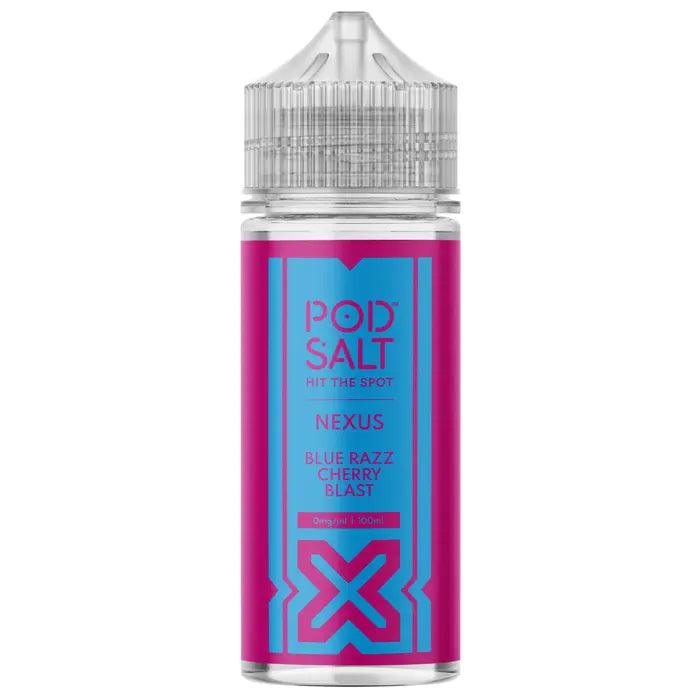 Pod Salt Nexus 100ml Blue Razz Cherry Blast 100ml – Royal Vapes