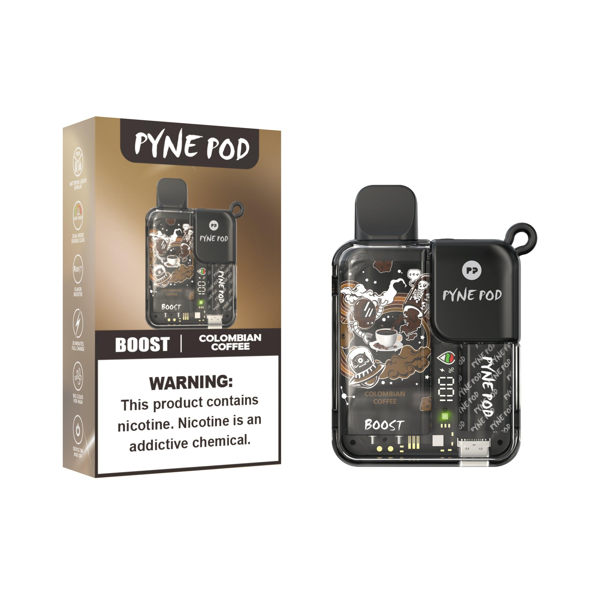 Pyne Pod Colombian Coffee 8500 Disposable – Royal Vapes