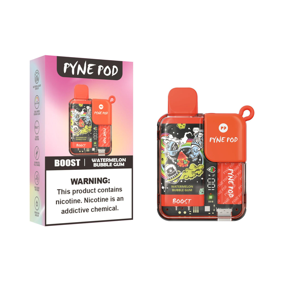 Pyne Pod Watermelon Bubblegum 8500 Disposable – Royal Vapes