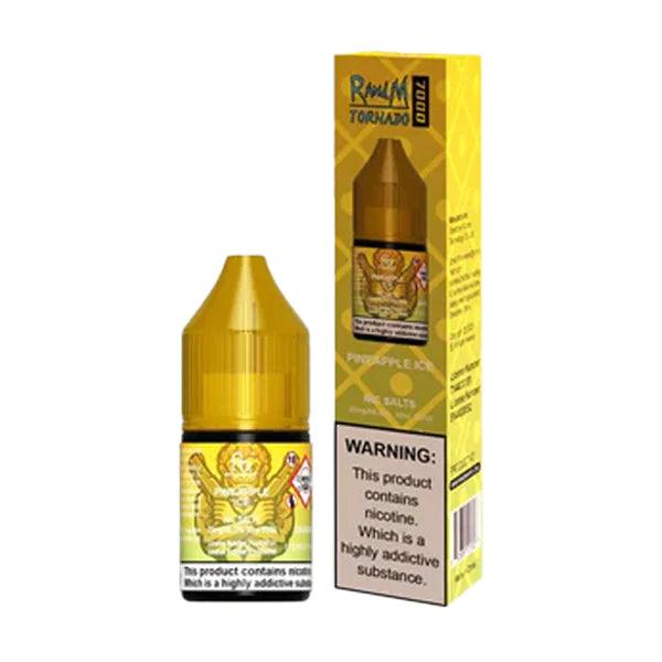 RandM Tornado 7000 Nic Salts Pineapple Ice Nic Salt 10ml – Royal Vapes