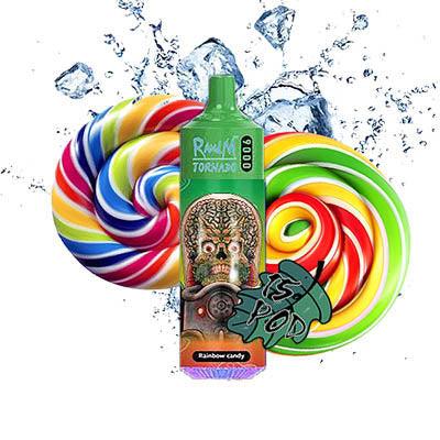 Randm Tornado 9000 0mg Rainbow Candy 9000 Disposable – Royal Vapes