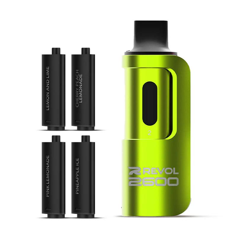 Revol 2600 Lemon Series (Multi Flavour) 2600 Prefilled Pod Vape – Royal ...