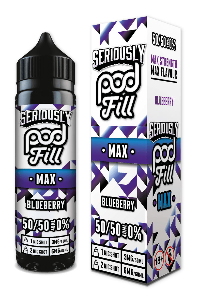 Seriously Pod Fill Max Blueberry 50ml – Royal Vapes