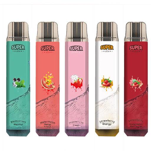 Super Stix Strawberry Bull (Energy) Disposable – Royal Vapes