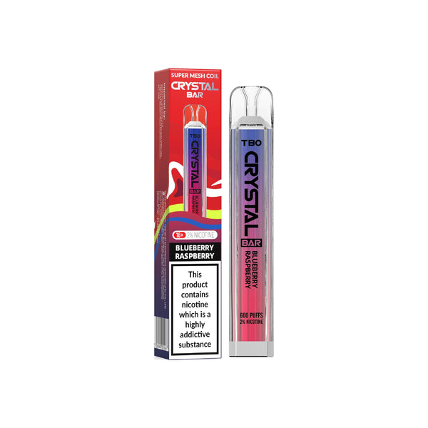 TBO Crystal Supermesh Blueberry Raspberry Disposable – Royal Vapes