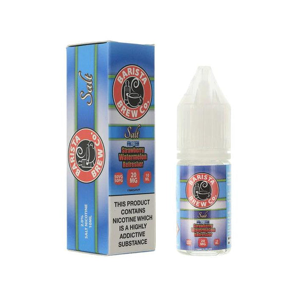 Barista Brew Co Frozen Strawberry Watermelon Nic Salt 10ml – Royal Vapes