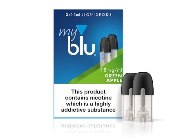 Blu myblu™ Liquidpod Green Apple 2 x1.5ml – Royal Vapes