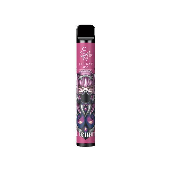 Elf Bar Pink Lemonade Lux 600 Disposable – Royal Vapes
