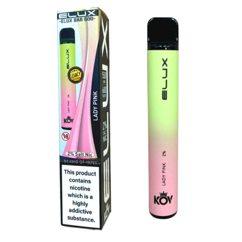 Elux KOV Bar Lady Pink Disposable – Royal Vapes