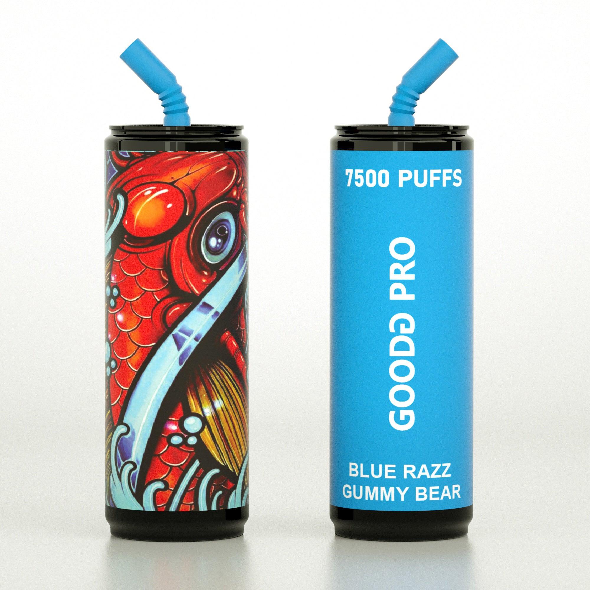 GoodG Pro 7500 Blue Razz Gummy Bear 7500 Disposable – Royal Vapes