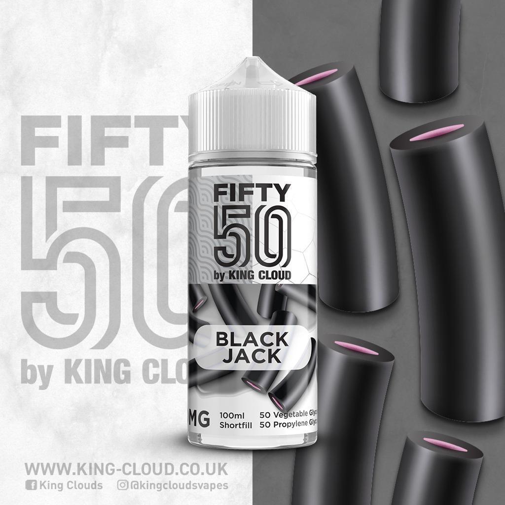 King Cloud Fifty50 Black Jack 100ml – Royal Vapes