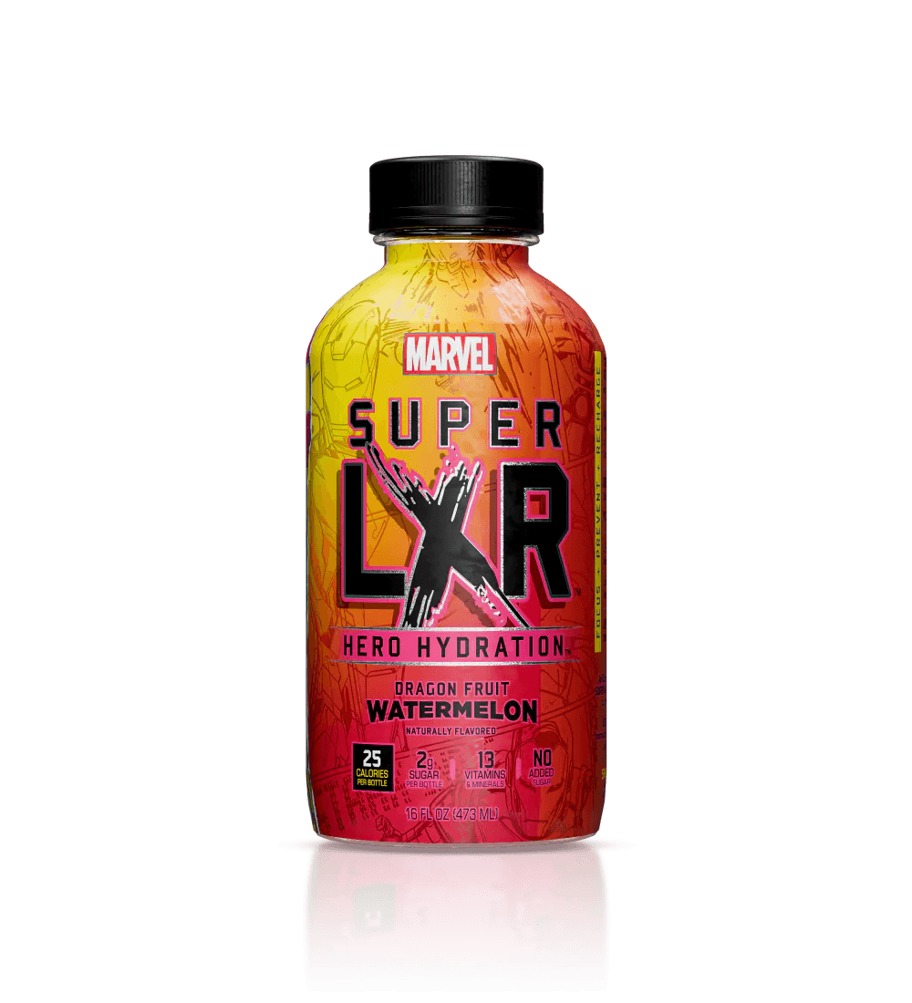 Marvel x Arizona Super LXR Hero Hydration Drink Dragonfruit Watermelon ...