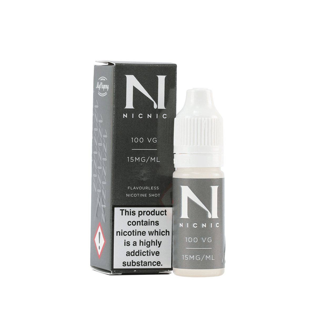 Nic Nic Nicotine Shot 15mg 10ml 100% VG – Royal Vapes