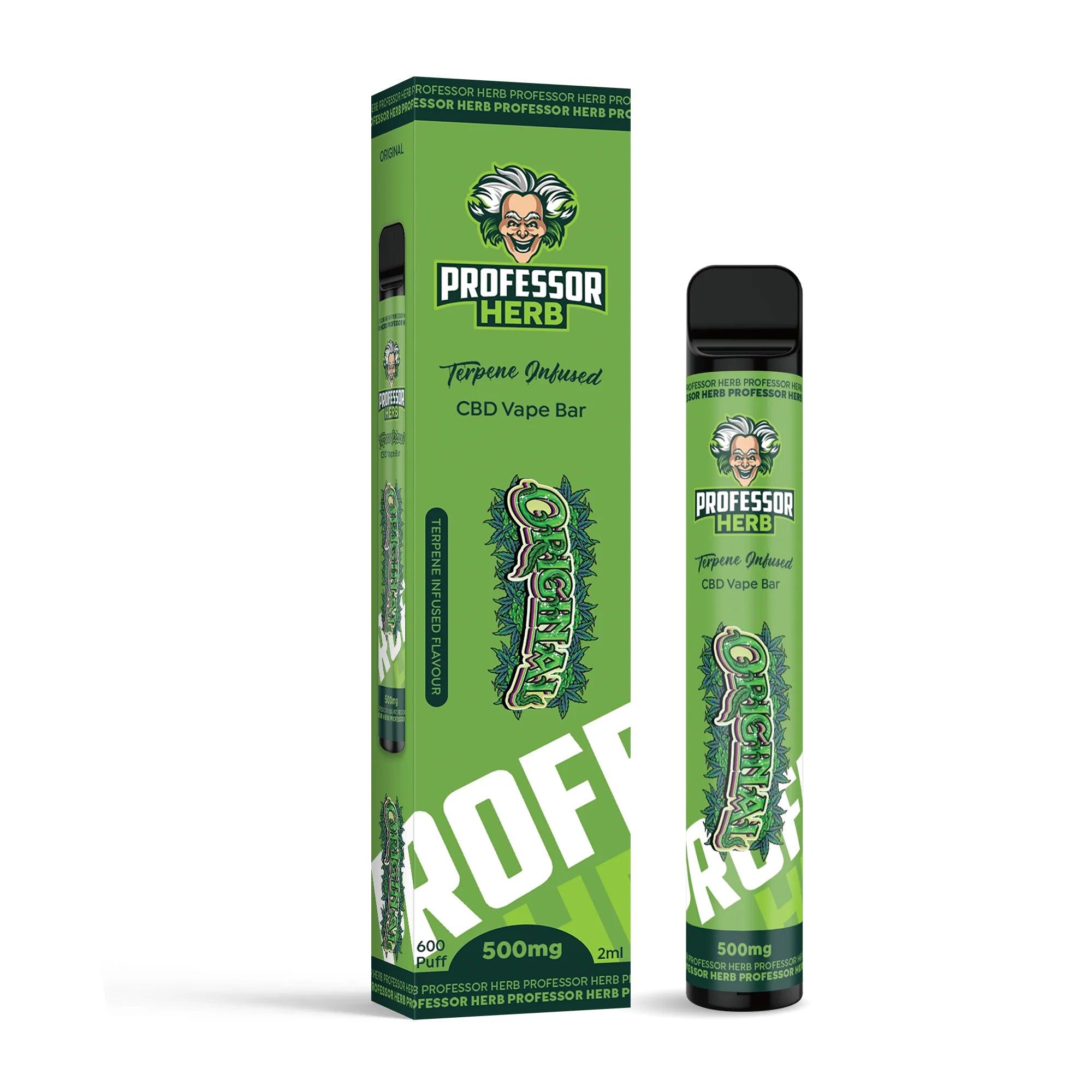 Professor Herb Original CBD Disposable Vape 500mg – Royal Vapes