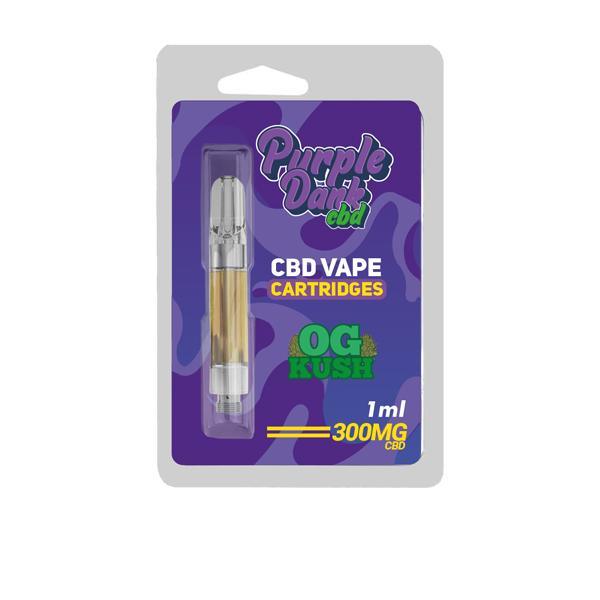Purple Dank CBD OG Kush CBD Vape Cartridge 300mg 1ml – Royal Vapes
