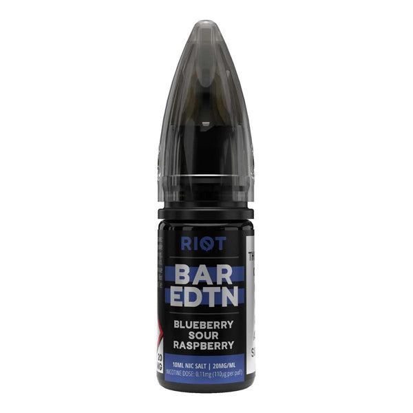 Riot Bar EDTN Blue Raspberry Nic Salt 10ml – Royal Vapes
