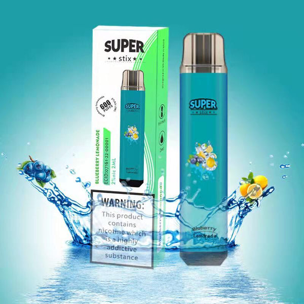Super Stix Blueberry Lemonade Disposable – Royal Vapes